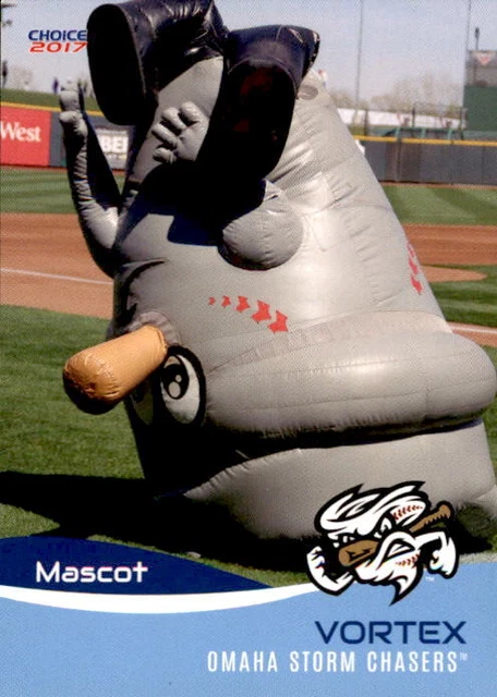 2017 OMAHA STORM Chasers Choice #36 Vortex MASCOTTE - NM carte de ...
