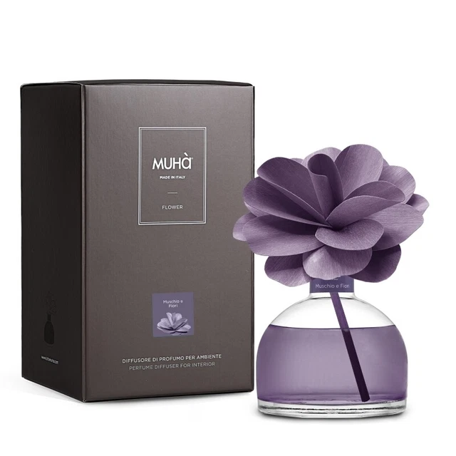 RAFRAÎCHISSEUR D'AIR D'PIÉCE Fleur Diffuseur Musc et Fleurs 200 ML Muha ...