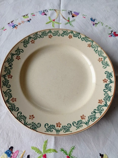 ASSIETTE PLATE TERRE de fer St Amand - hamage EUR 6,00 - PicClick FR