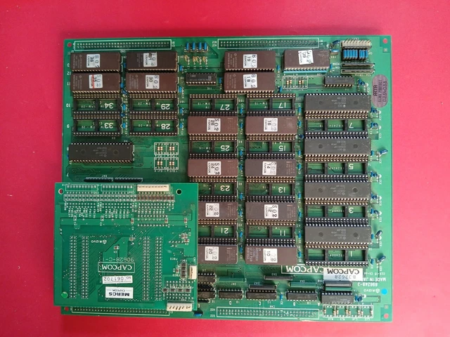 MERCS CAPCOM ARCADE board jamma pcb original working £82.20 - PicClick UK