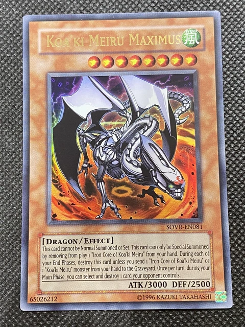 YUGIOH! - KOA'KI Meiru Maximus SOVR-EN081 Ultra Rara Edizione ...
