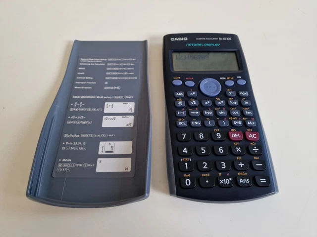 CASIO SCIENTIFIC CALCULATOR Fx-83ES GCSE School Science Maths Education ...