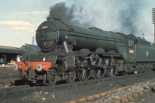35MM RAILWAY SLIDE: COLOUR-RAIL: BRE 763: CLASS A3: 60047 DONOVAN EUR 2 ...