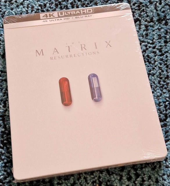 THE MATRIX RESURRECTIONS 4K Steelbook Uhd & Blu-Ray Dvd Disc Set Brand ...
