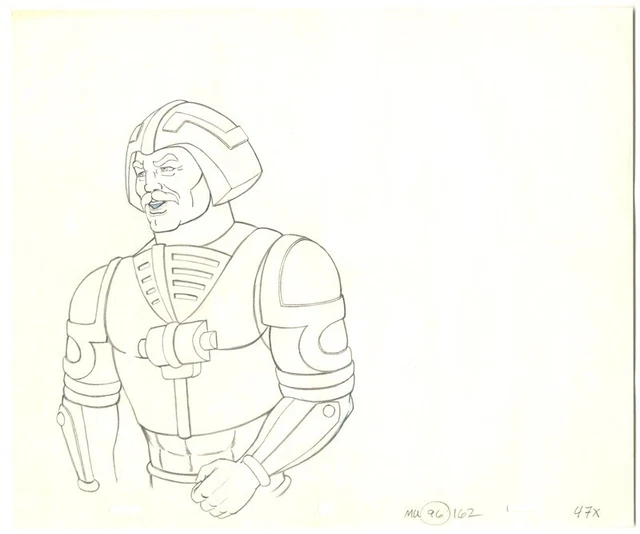 HE-MAN/SHE-RA MASTERS OF the Universe MAN-AT-ARMS animation pencil art ...