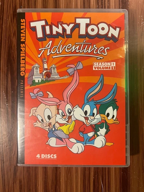 TINY TOON ADVENTURES Season 1 Vol 1 DVD 4-Disc Set Steven Spielberg ...