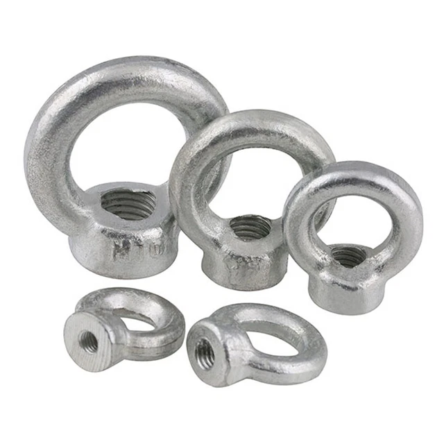 RINGMUTTERN VERZINKT STAHL Augenmuttern M6 M8 M10 M12 M16 Metrisch Ösenmuttern EUR 1,89 ...