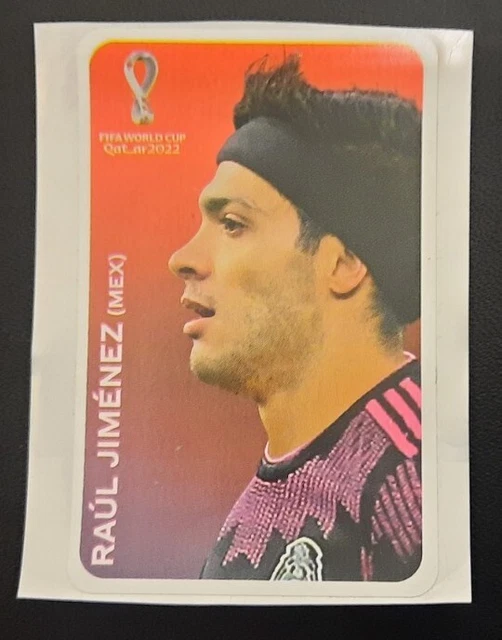 PANINI QATAR 2022 Raul Jimenez (Mex) C10 Coca Cola Sticker Type Austria ...