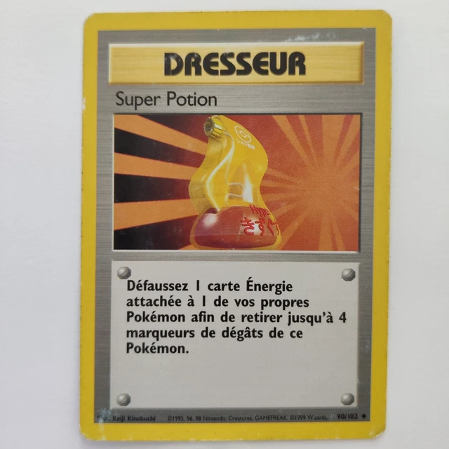 CARTE POKÉMON SUPER Potion 90/102 - Set de Base - Edition 2 - Wizards ...