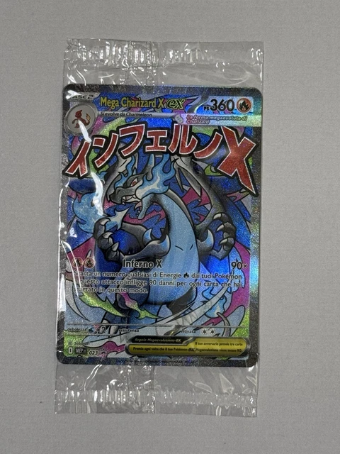 POKEMON CARD Mega Charizard X Ex MEP 023 + Oricorio MEP 024 Promo Ita ...