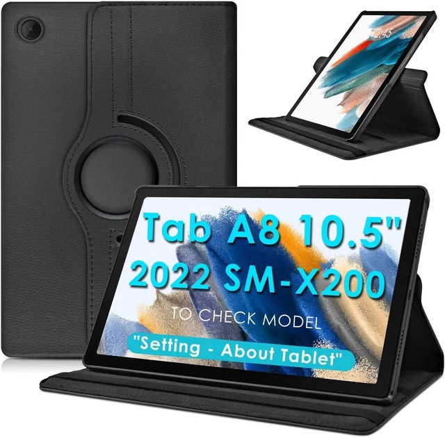 360 ROTATING CASE For Samsung Galaxy Tab A8 10.5 inch Folio Leather ...