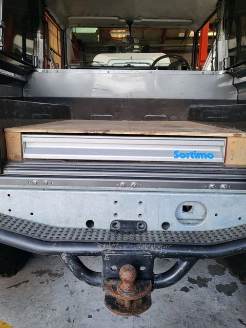 LAND ROVER DEFENDER 90 110 Rear Pull Out Storage Draw Cabinet £100.00 ...