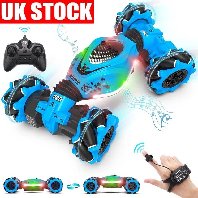 4WD RC CAR Drift Stunt Remote Control Car 2.4GHz 360° Rotation W/ Music ...