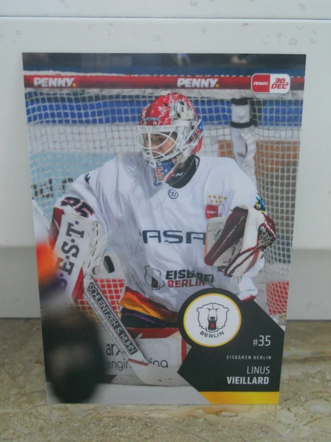 LINUS VIEILLARD (EISBÄREN Juniors Berlino U20) DEL 2023/2024 EUR 1,00 - PicClick IT