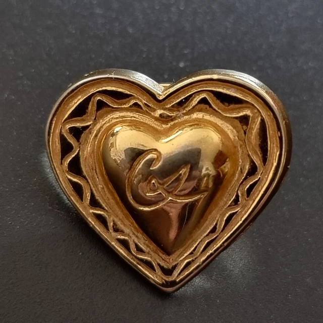 PIN'S CHRISTIAN LACROIX Vintage Coeur Doré par Arthus Bertrand EUR 45,00 - PicClick FR