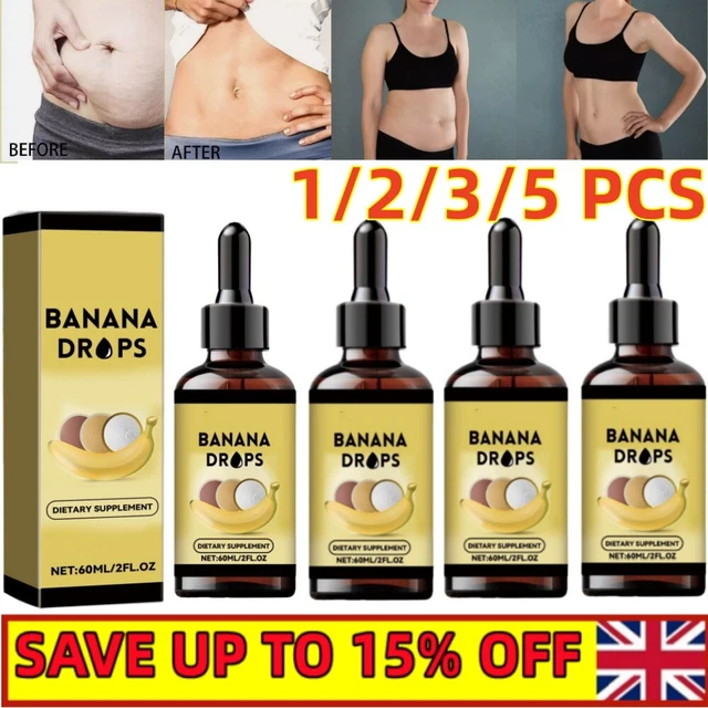 BANANA DROPS SUPPLEMENT Extract Liquid ~ 2oz/60ml Banana Drops All ...