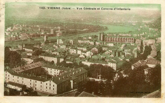 CARTE VIENNE VUE générale et Caserne d'Infanterie Pour la teinte EUR 5,00 - PicClick FR