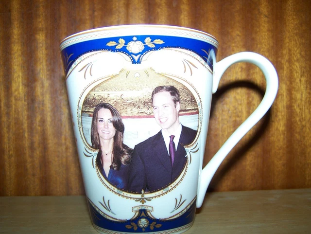 ROYAL, HRH.WILLIAM & KATE Wedding Mug by 'ROYAL CREST' Exclusive Lesser ...