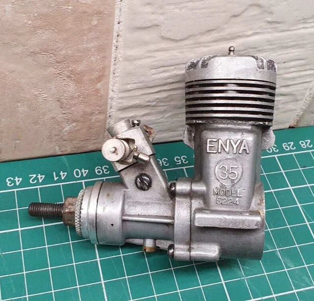 VINTAGE ENYA 35 RC Nitro Aeroplane Engine, Plane Engine, Aircraft Nitro ...
