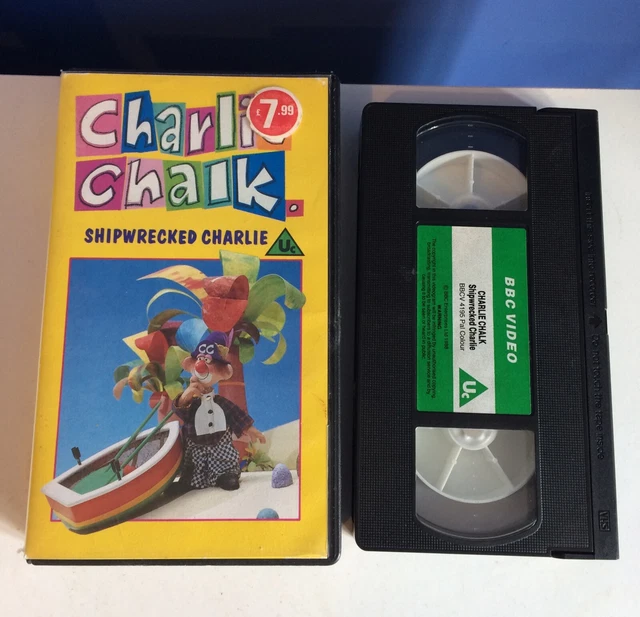 CHARLIE CHALK - Shipwrecked Charlie - VHS Video BBC £22.00 - PicClick UK