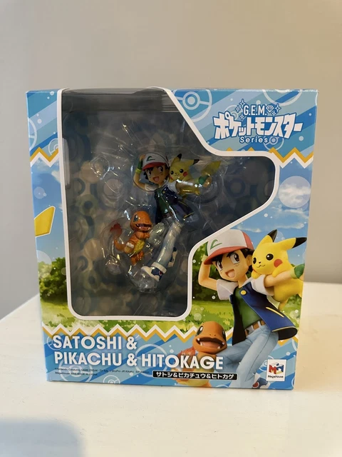 SATOSHI ASH PIKACHU Charmander GEM Series Figure Team Rocket Pokemon ...
