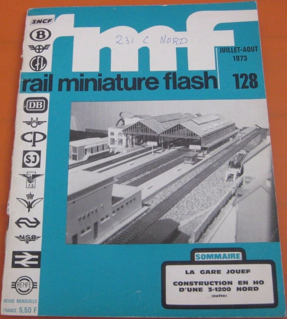 MAGAZINE TRAIN LOCO RMF Rail miniature n°128 Chemin fer 1973 HO 3-1200 Guinot EUR 5,95 - PicClick FR