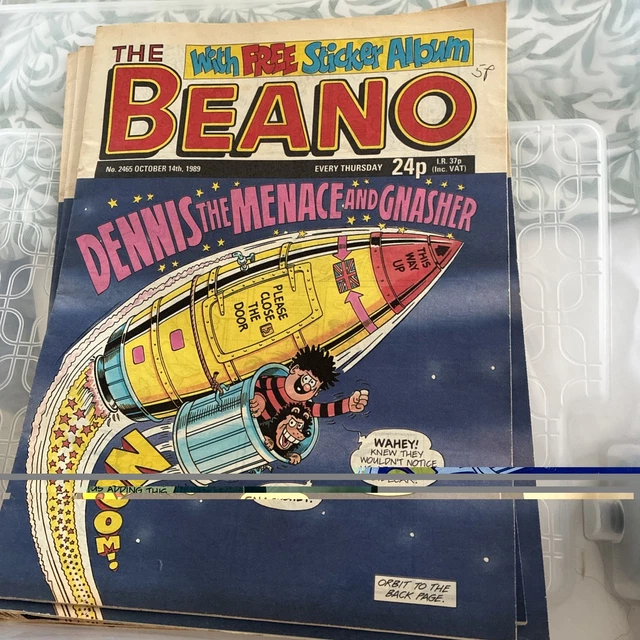 THE BEANO ISSUE No. 2465 October 14th 1989. 4 available £7.89 - PicClick UK