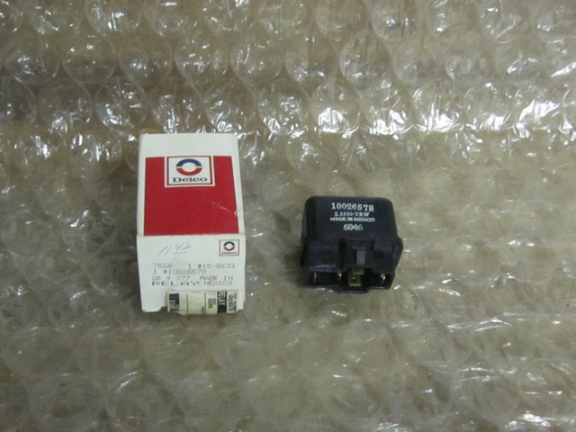 NOS GENUINE GM ACDelco 15-8633 Blower Relay EUR 21,94 - PicClick FR