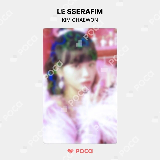 [LE SSERAFIM KIM CHAEWON] FEARLESS version japonaise Carte photo caritative... EUR 7,96 ...