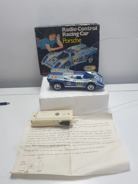 RARE EINCO VINTAGE PORCHE RADIO CONTROL RACING CAR ( MADE IN JAPAN) ) £ ...