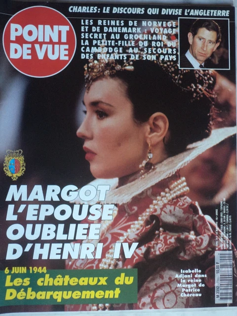 POINT DE VUE 2390 (1994) Isabelle ADJANI Margot Charles Astrid Belgique ...