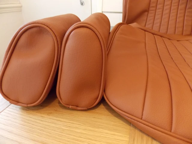MGB ROADSTER SEATS COVERS autumn vinyl + headrest covers...FITS seats ...