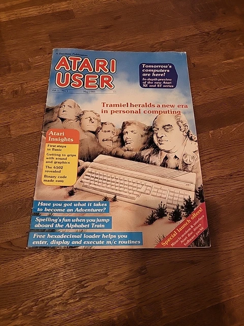 ATARI USER MAGAZINE Vol 1 No.1 May 1985 *Rare First Issue* £39.95 ...