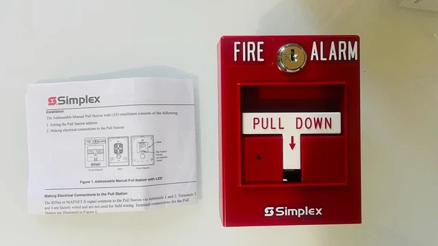 SIMPLEX 4099-9004 ADDRESSABLE Manual Pull Station 06501205 £63.66 ...