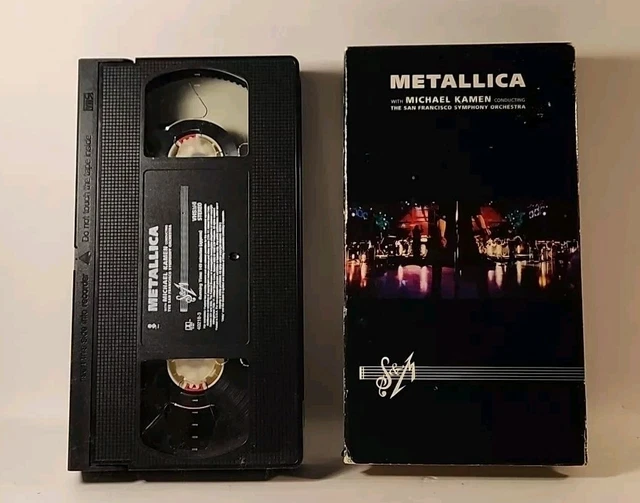 METALLICA S&M LIVE with the San Francisco Orchestra VHS video tape 1999 ...