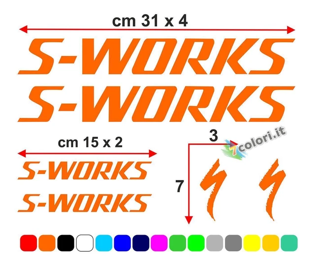 S-WORKS TUNING STICKERS kit for mtb road bike frame EUR 12,48 - PicClick DE