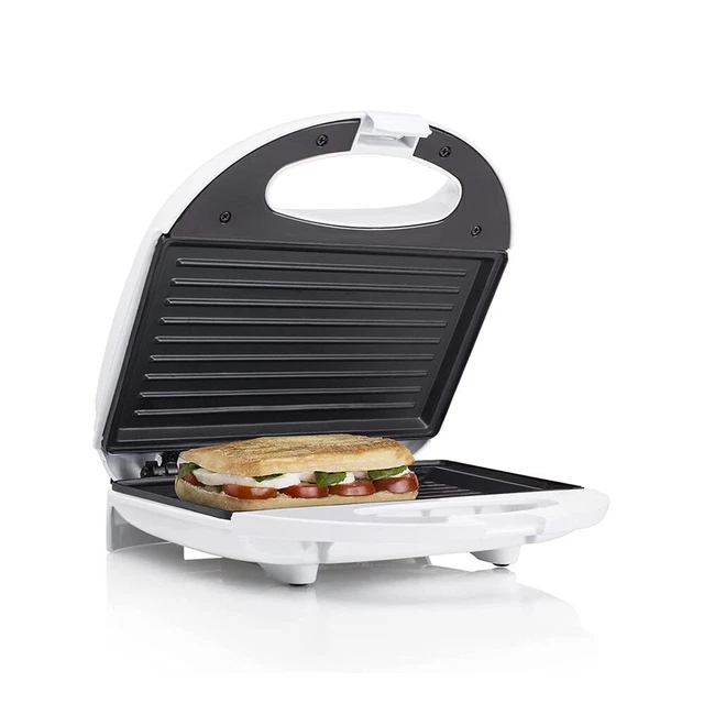 TOSTAPANE PIASTRA ANTIADERENTE Tostiera Elettrica 750 W Tosta Pane 2 ...