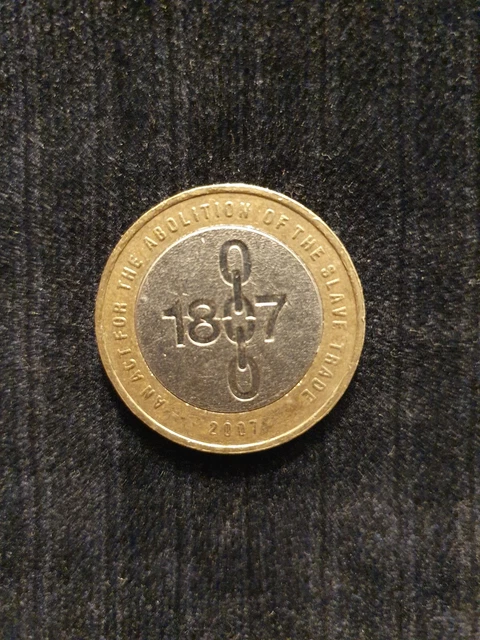 2007 2 POUND Coin, Abolition Of Slavery 1807 £4.00 - PicClick UK