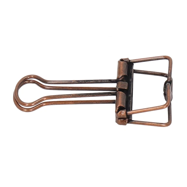 (PURPLE BRONZE)HOLLOW BINDER Clips Hollow Binder Clips Simple Style ...