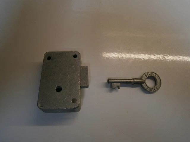 ANCIENNE SERRURE AVEC sa clé boite aux lettres LA POSTE DEJOIE NANTES ...