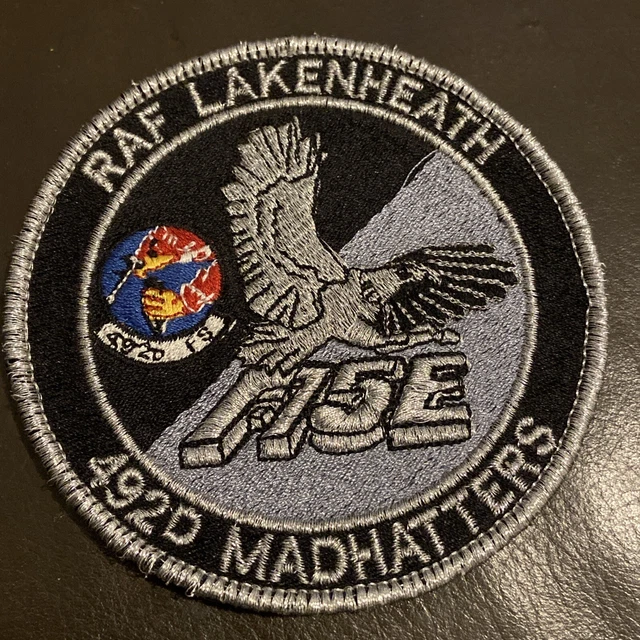 USAF RAF LAKENHEATH 492D Madhatters F-15E Eagle Squadron Patch £9.95 ...