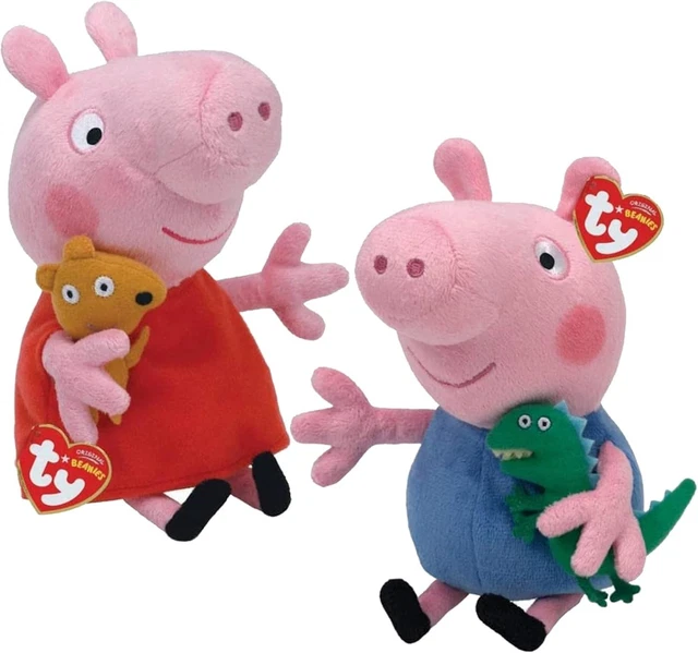 TY PEPPA PIG And George Plush £9.99 - PicClick UK