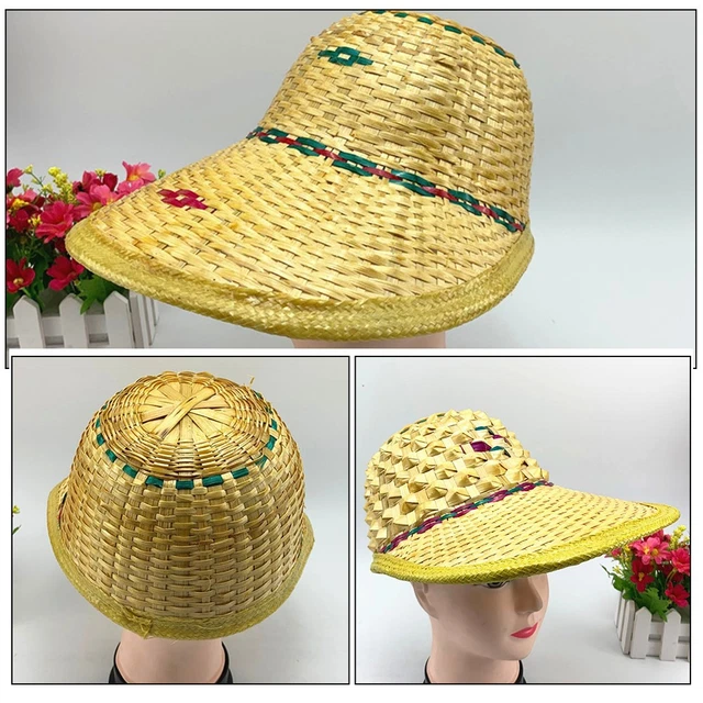 ORIENTAL FARMER HATS Bamboo Weaving Hats Farmer Fishing Hat Sun-proof ...