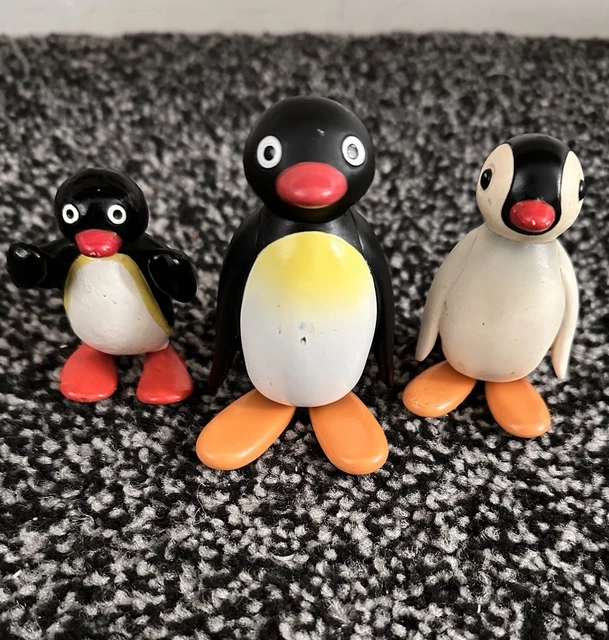 VINTAGE PINGU AND Pinga Toy Figures Rare BUNDLE X3 £37.12 - PicClick UK
