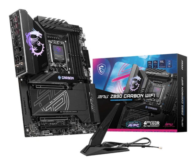 MSI MPG Z890 CARBON WIFI motherboard Intel Z890 LGA 1851 (Socket V1 ...