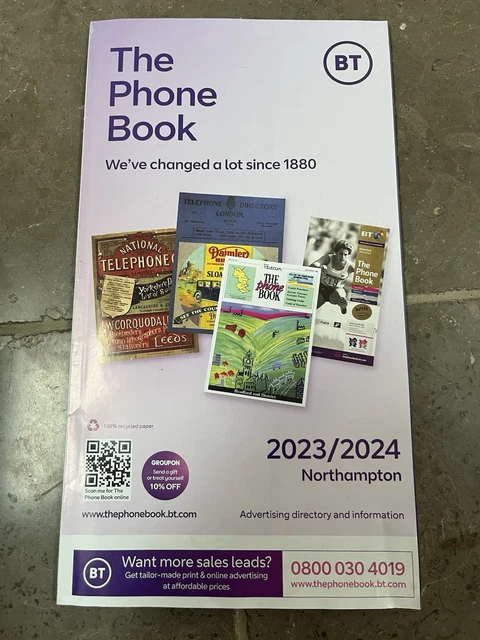 BT PHONE BOOK 2023/24 Northampton £5.43 - PicClick UK