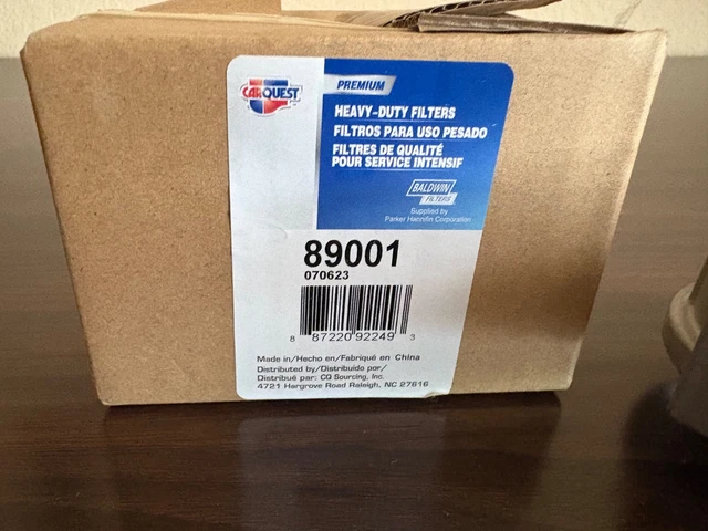 CARQUEST 89001 HD Fuel Filter Housing Diesel For 24006 24027 24347 ...