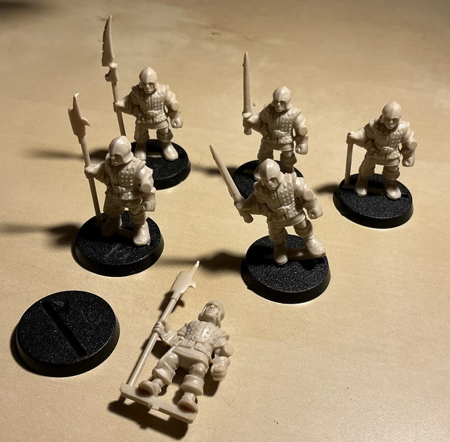 ADVANCED HEROQUEST HENCHMEN x 5 Men-At-Arms Warhammer Empire £8.52 ...