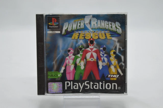 JEU GAME POWER Ranger Light speed rescue console Playstation 1 PS1 ...