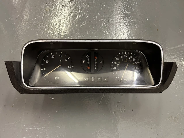 FORD ESCORT MK2 Speedo Clocks Dashboard Binnacle Rev Counter 1600 Sport ...